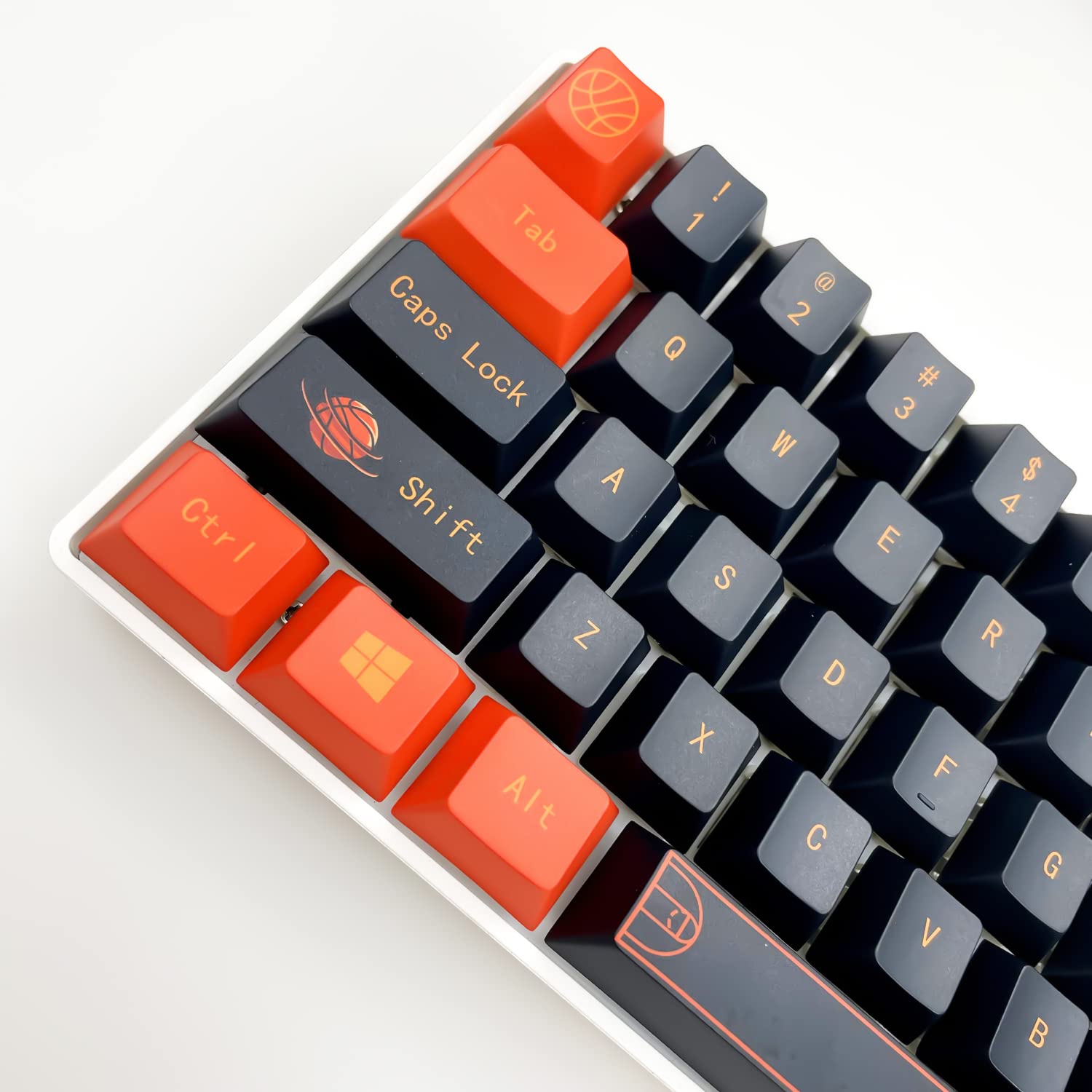 Snapklik.com : PBT Keycaps 82 Keys Basketball Style Custom Cherry ...