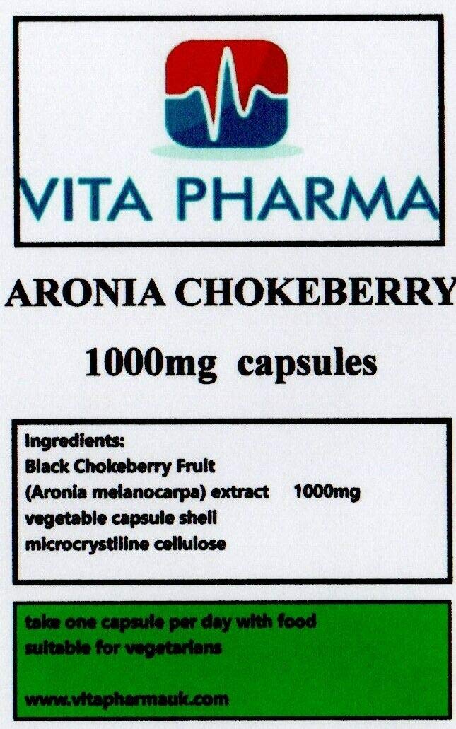 Buy ARONIA Chokeberry 1000mg, 120 s, 4 Months Supply, take one a Day ...