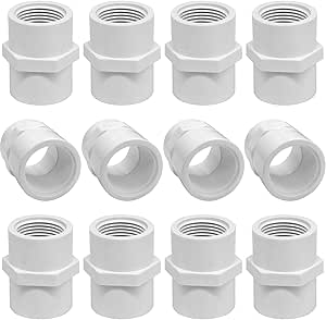 Amazon.com: YSIL 3/4 Inch PVC Fittings Female Adapter (Socket x Female ...