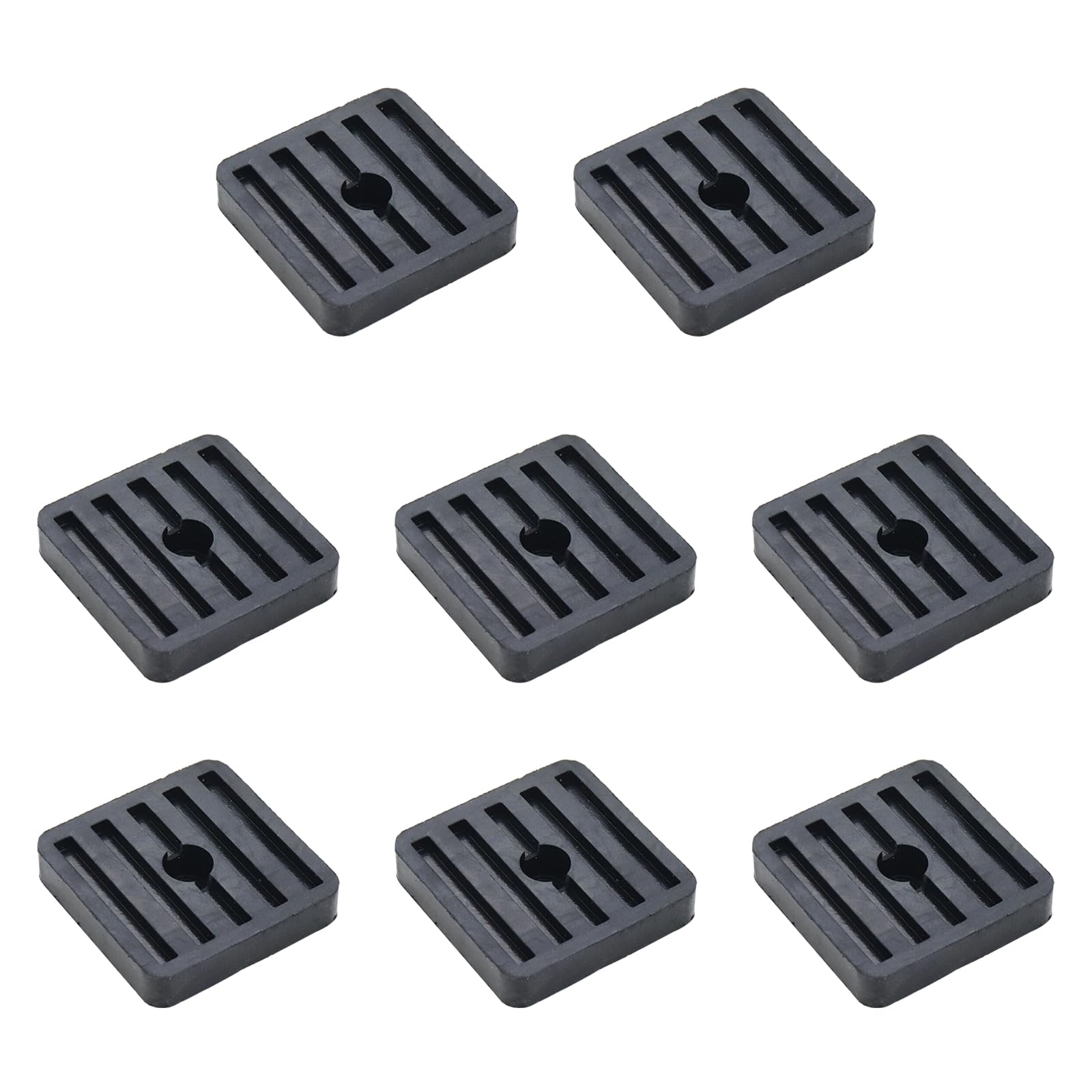 Amazon.com: Pastlla 8 Pcs Rubber Isolator Pads Shock Absorber Anti ...