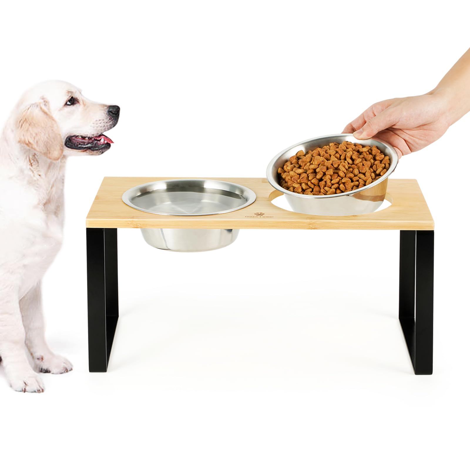 Amazon.com: Sunhoo Elevated Dog Bowls Raised Feeder for Dogs Tall ...