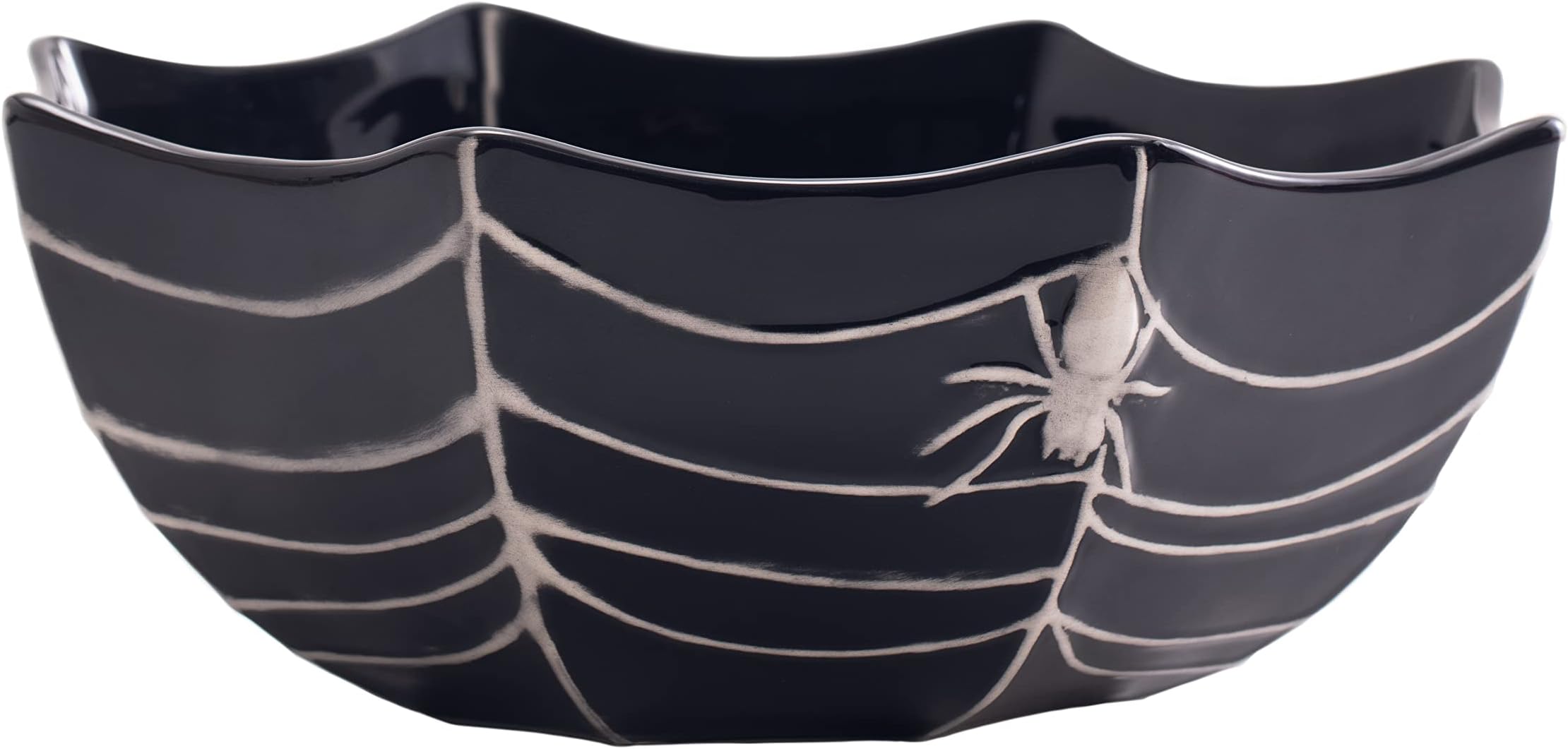 Amazon.com | Spiderweb Serving Bowl for Halloween Candy: Halloween ...