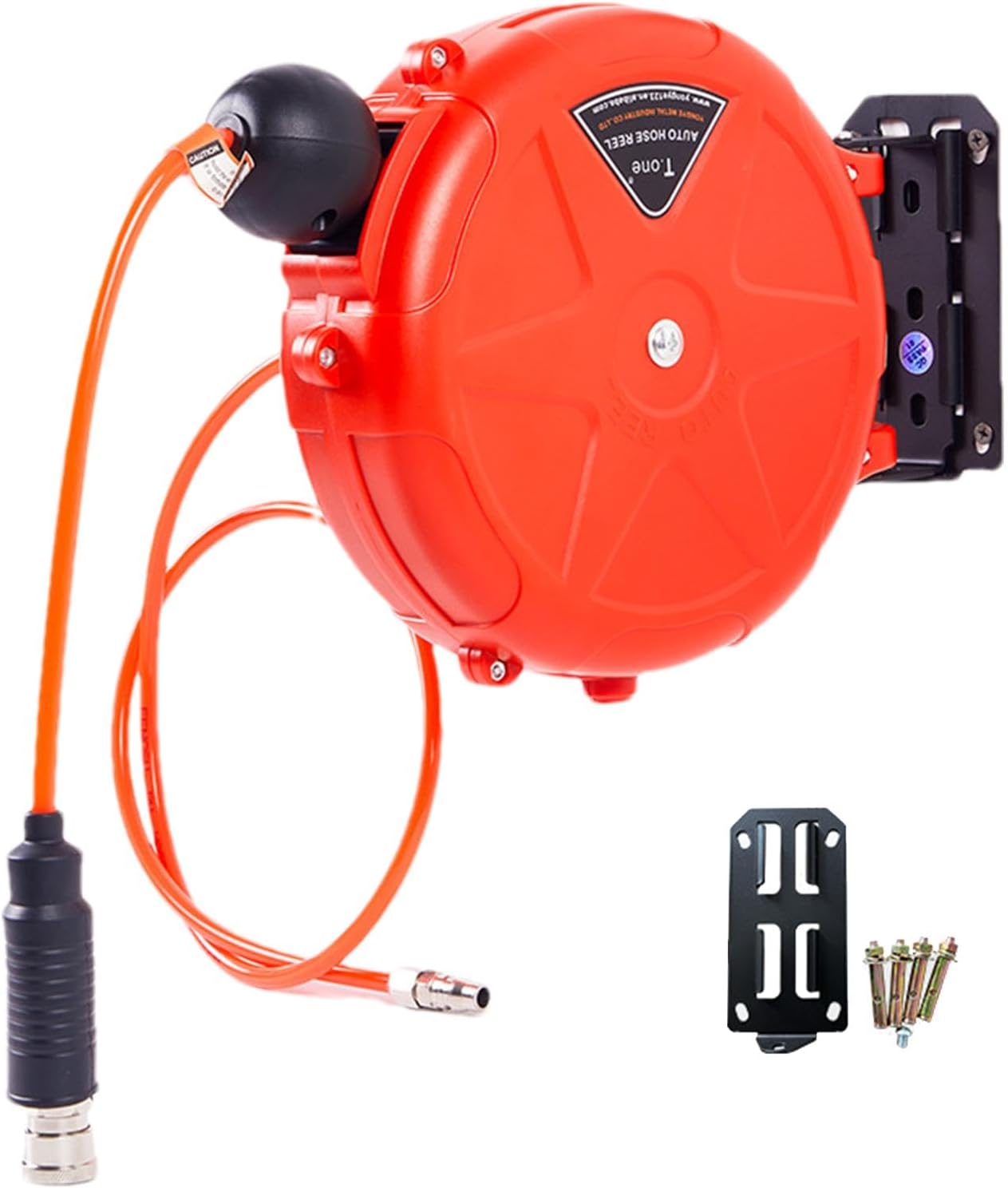 Retractable Air Hose Reel, 10m Air Compressor Hose Reel, Automatic ...