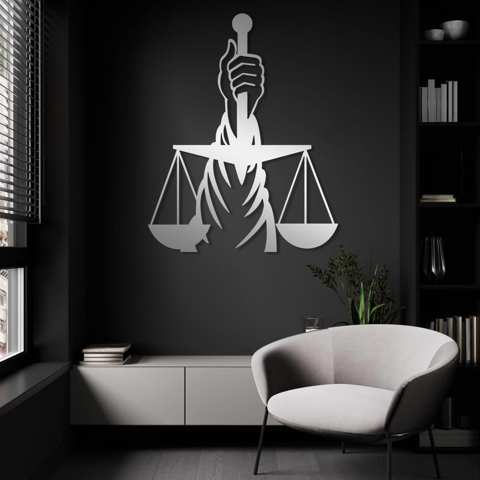 Modern Scales Of Justice Symbol Amazon.com: Metal Wall Art Scales Of