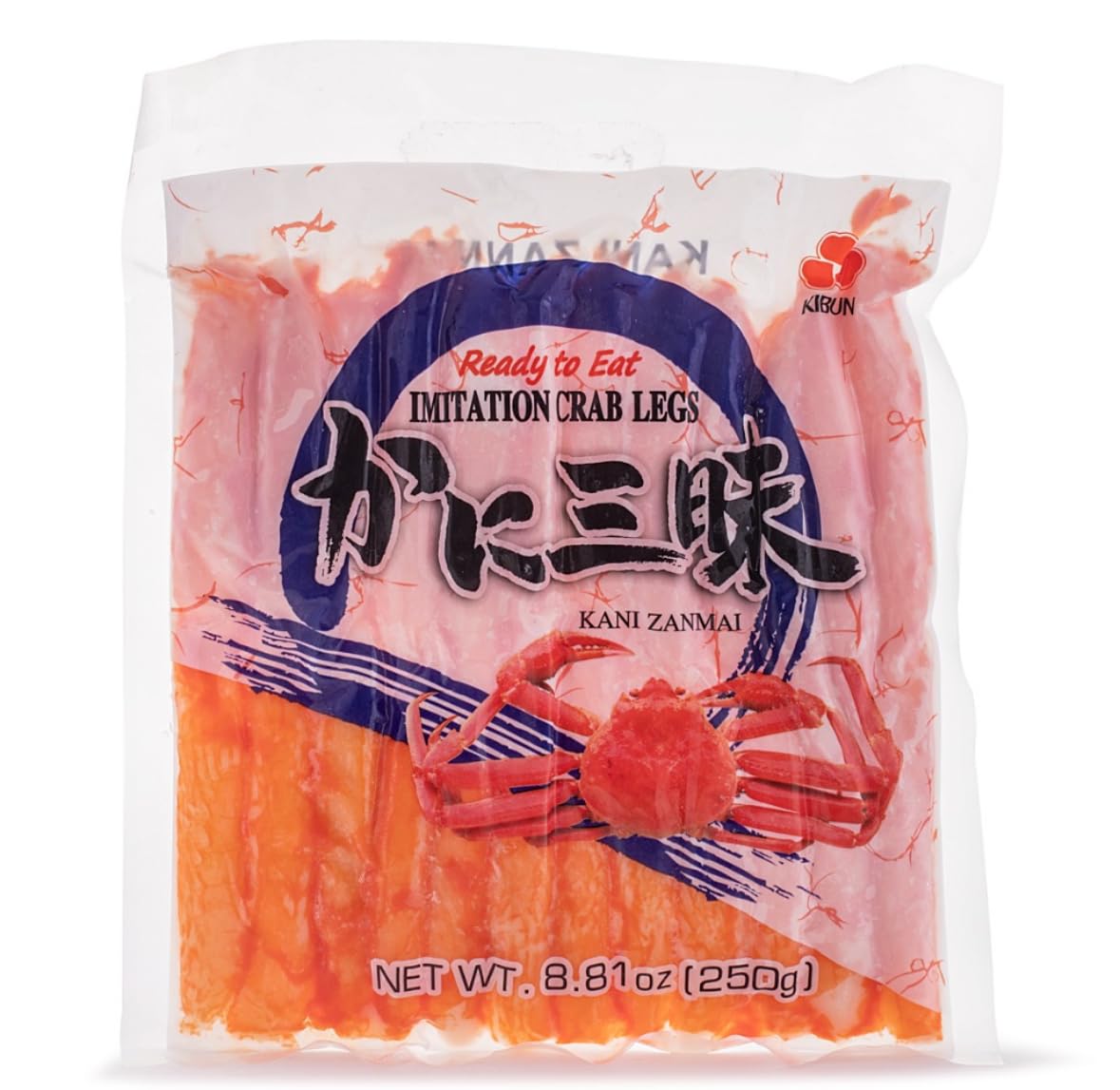 Amazon.com: Kani Zanmai Imitation Crab Sticks 250g | Surimi Crab Legs ...