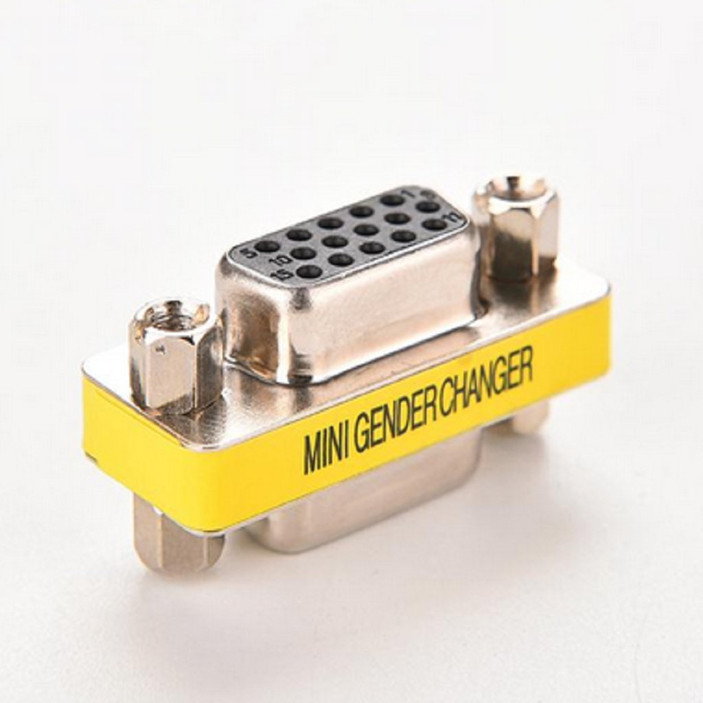 Alextend 5-Pack VGA Gender Changer Female to Female SVGA HD15 Adapter ...