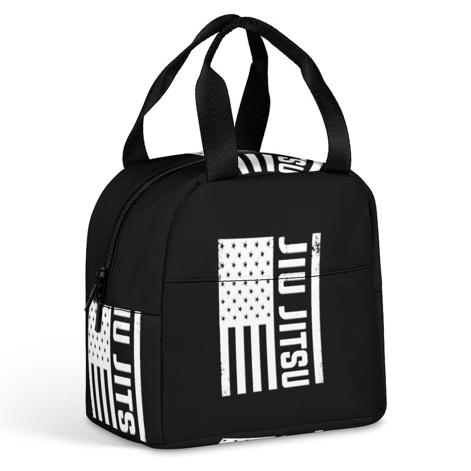 Amazon.com: Jiu Jitsu USA Flag Portable Lunch Bag Thermal Insulation ...