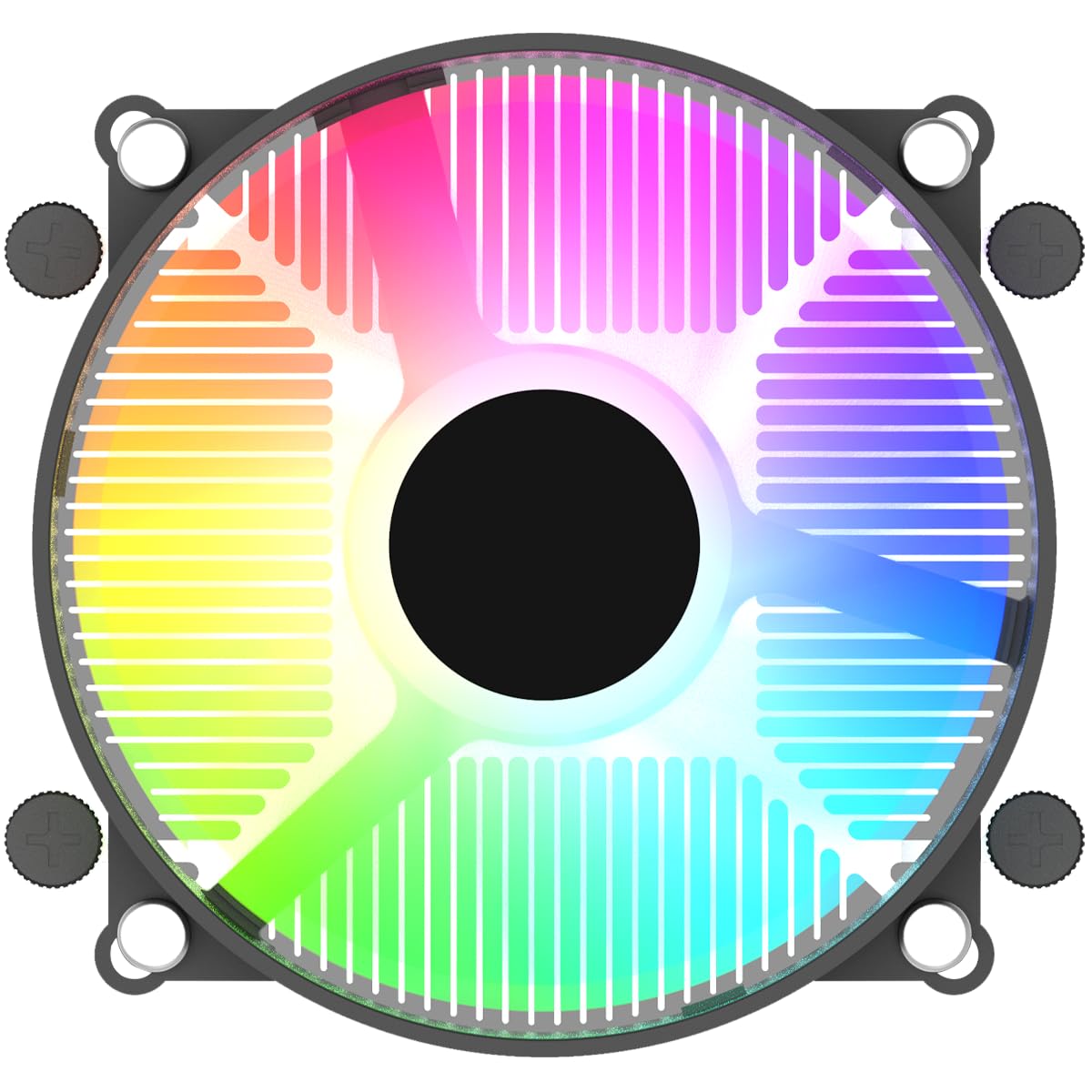 Snapklik.com : GAMEPOWER Nebula RGB Low Profile CPU Cooler For AM4/AM5