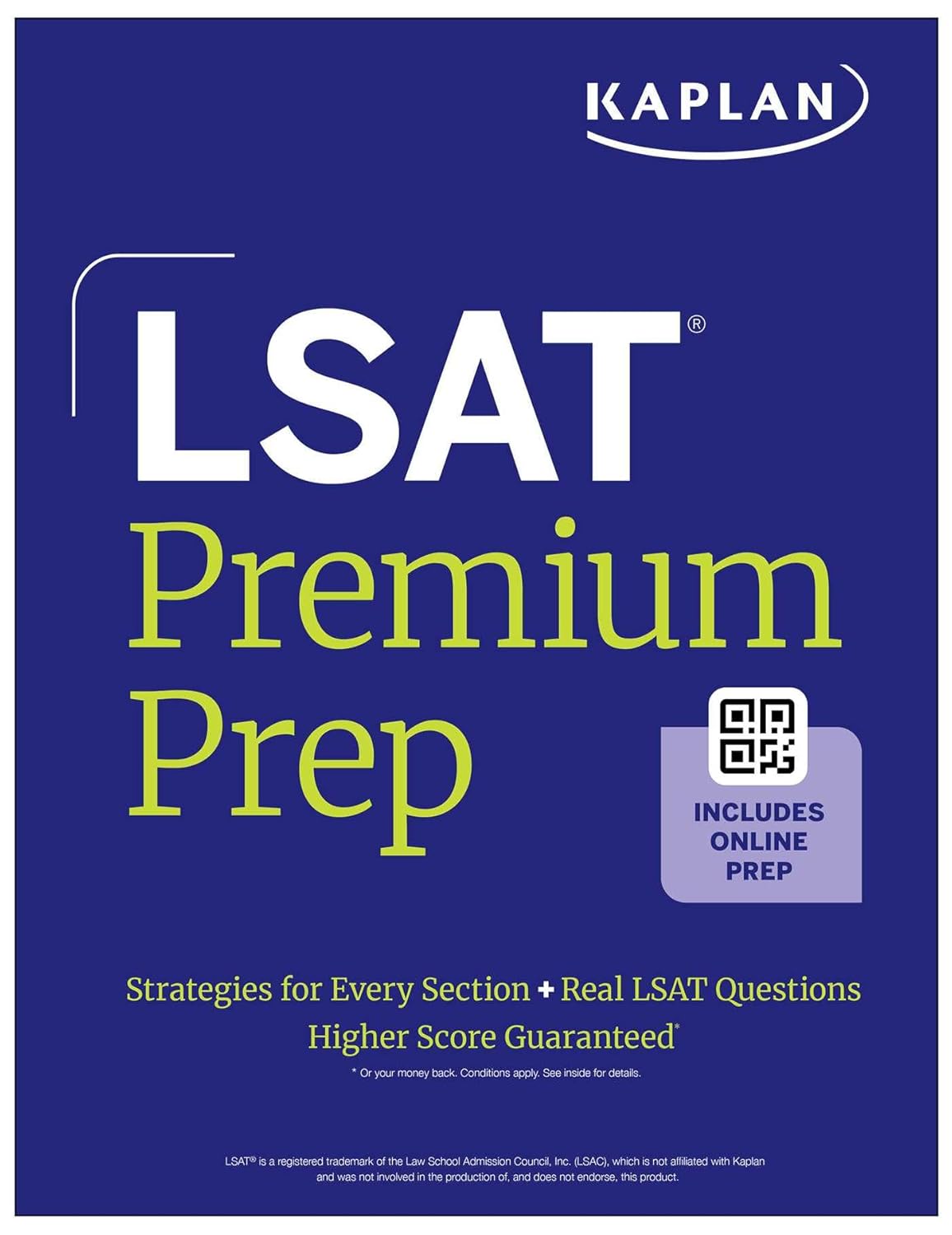 LSAT Premium Prep (2025) Kaplan Test Prep: Master the Digital LSAT with ...