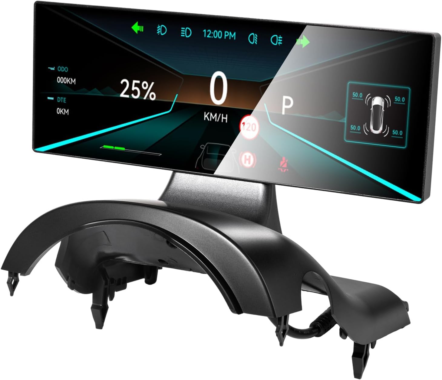 CarThree 8 Inch Head Up Display for Tesla Model 3/Y, HUD Dashboard ...