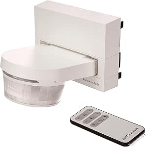 Busch-Jaeger Motion Detector Outdoor Light • 6867 AGM-204-500 • Busch-Watchdog 280° RC Infrared ...