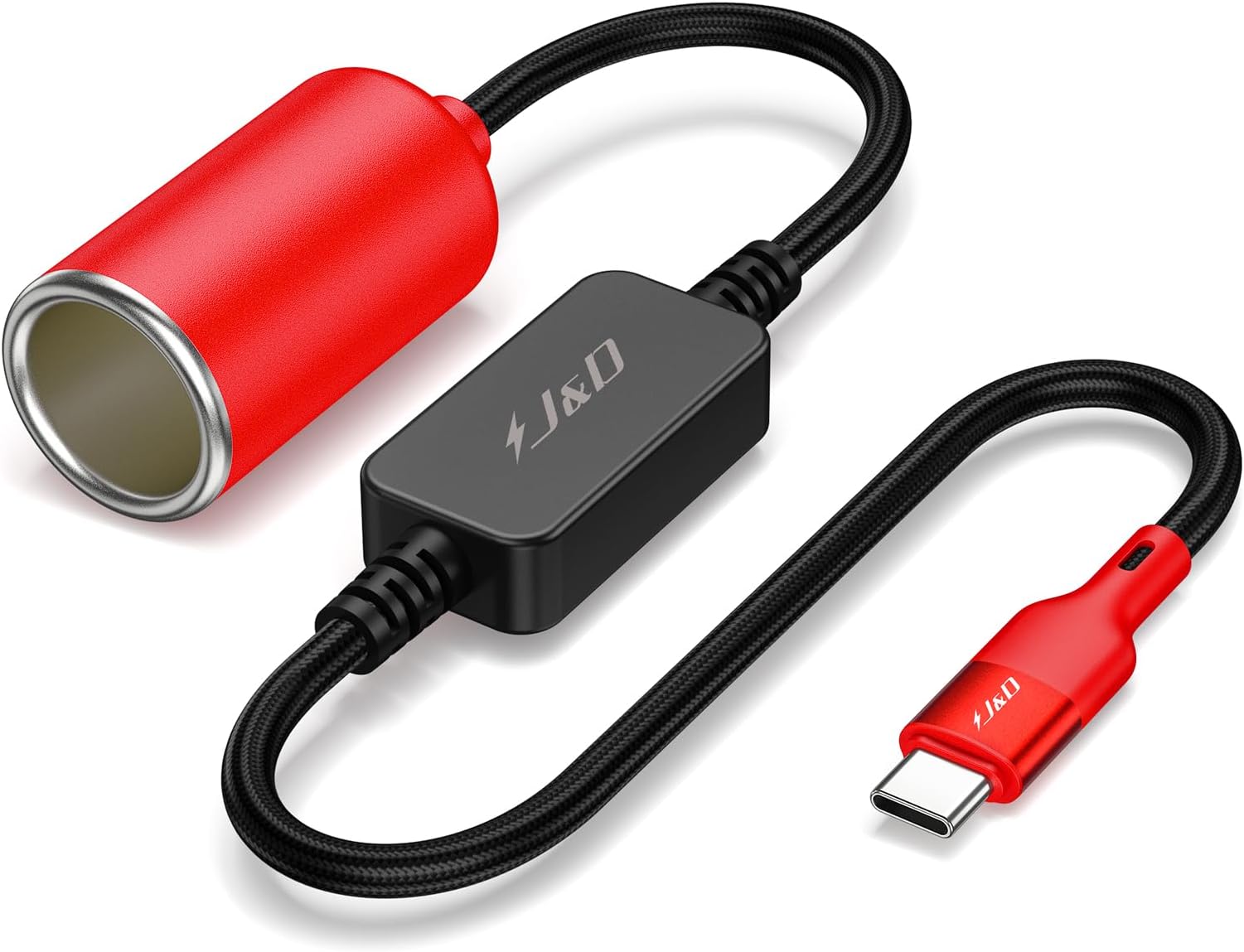 Amazon.com: AYECEHI USB Type-c Cigarette Lighter Adapter USB C Male to ...