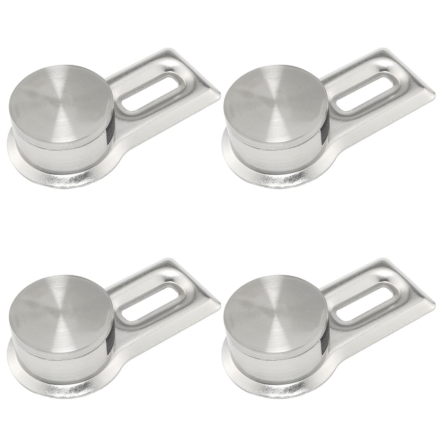 Amazon.com: SJZBIN 4PCS Silver Mirror Clips Solid Round Mirror Clip ...