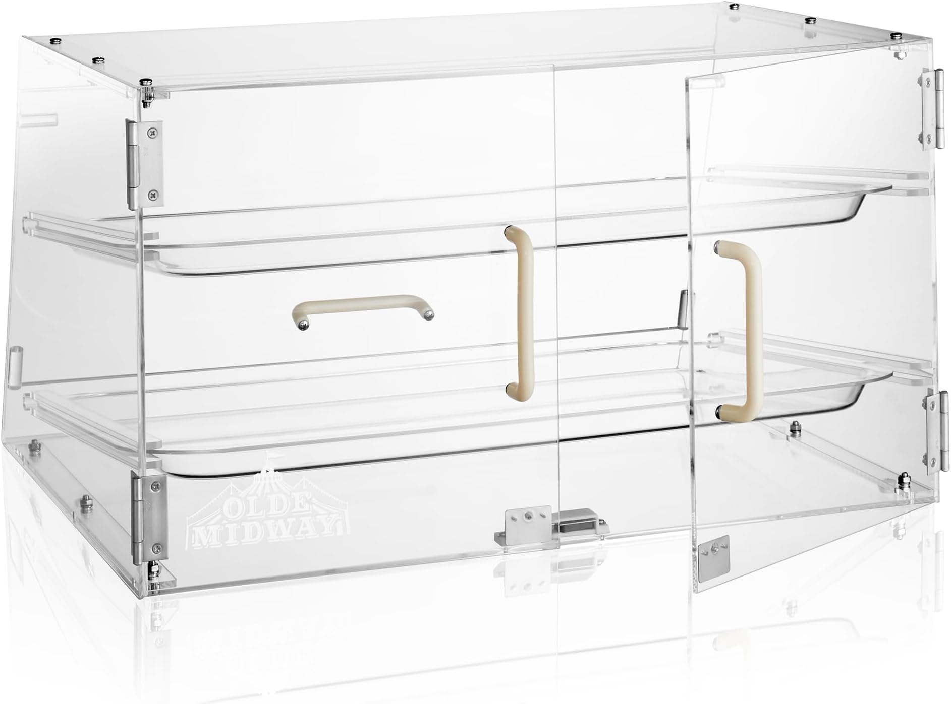 Amazon.com: Olde Midway Pastry Display Case - 2-Tier, Commercial ...