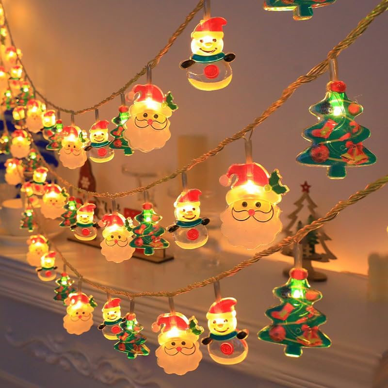 Amazon.com: Hamillar Christmas String Light Warm White Light 16.4ft 30 ...
