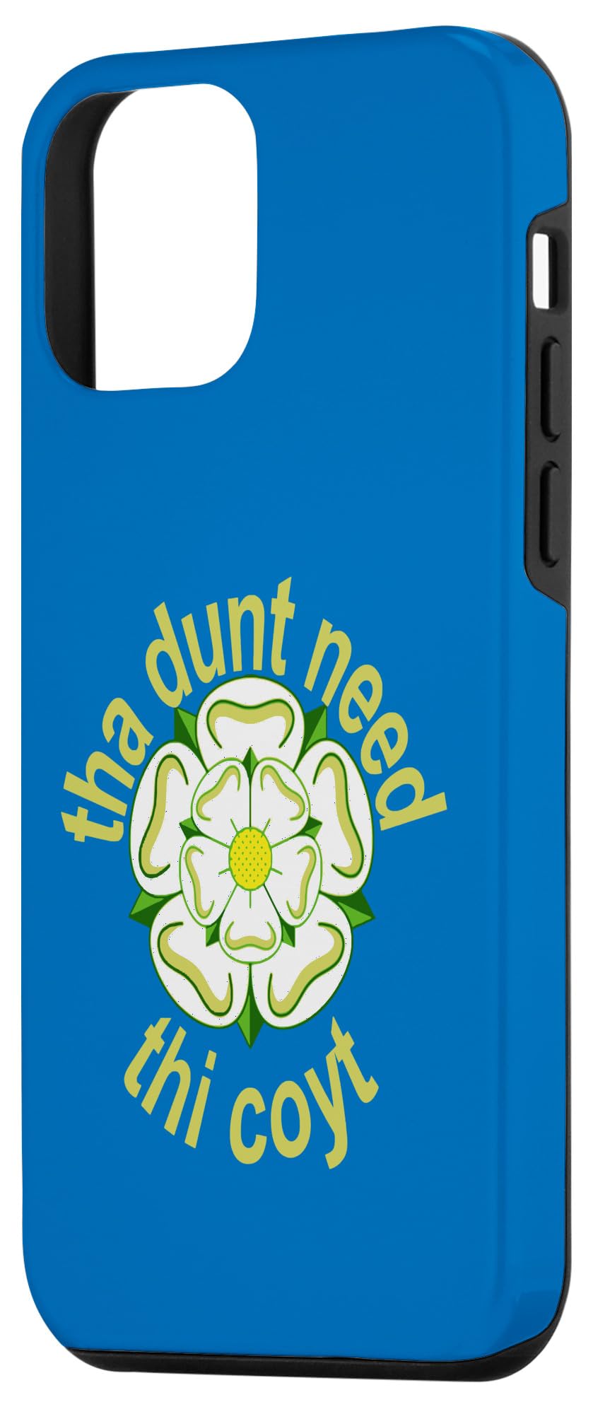 iPhone 12 mini Tha Dunt Need Thi Coyt Yellow-Green Text Case – BigaMart