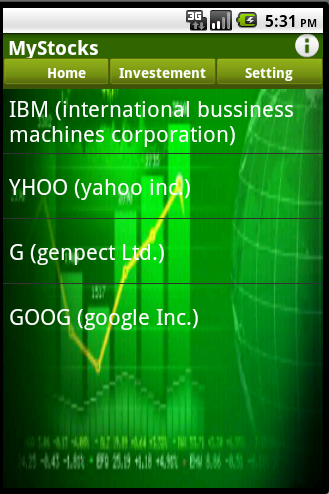 My Stocks - App on Amazon Appstore