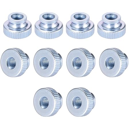 4mm / M4 Stainless Steel High Knurled Thumb Nuts Hand Grip Knobs DIN 466-4 Pack : Amazon.co.uk ...