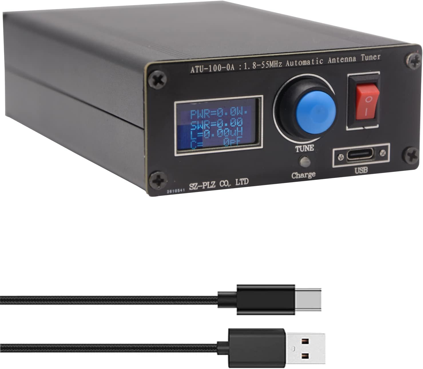 Amazon.com: JUNSHUNTONG Antenna Tuner ATU-100, EXT 1.8-55MHz Tiny 100W ...