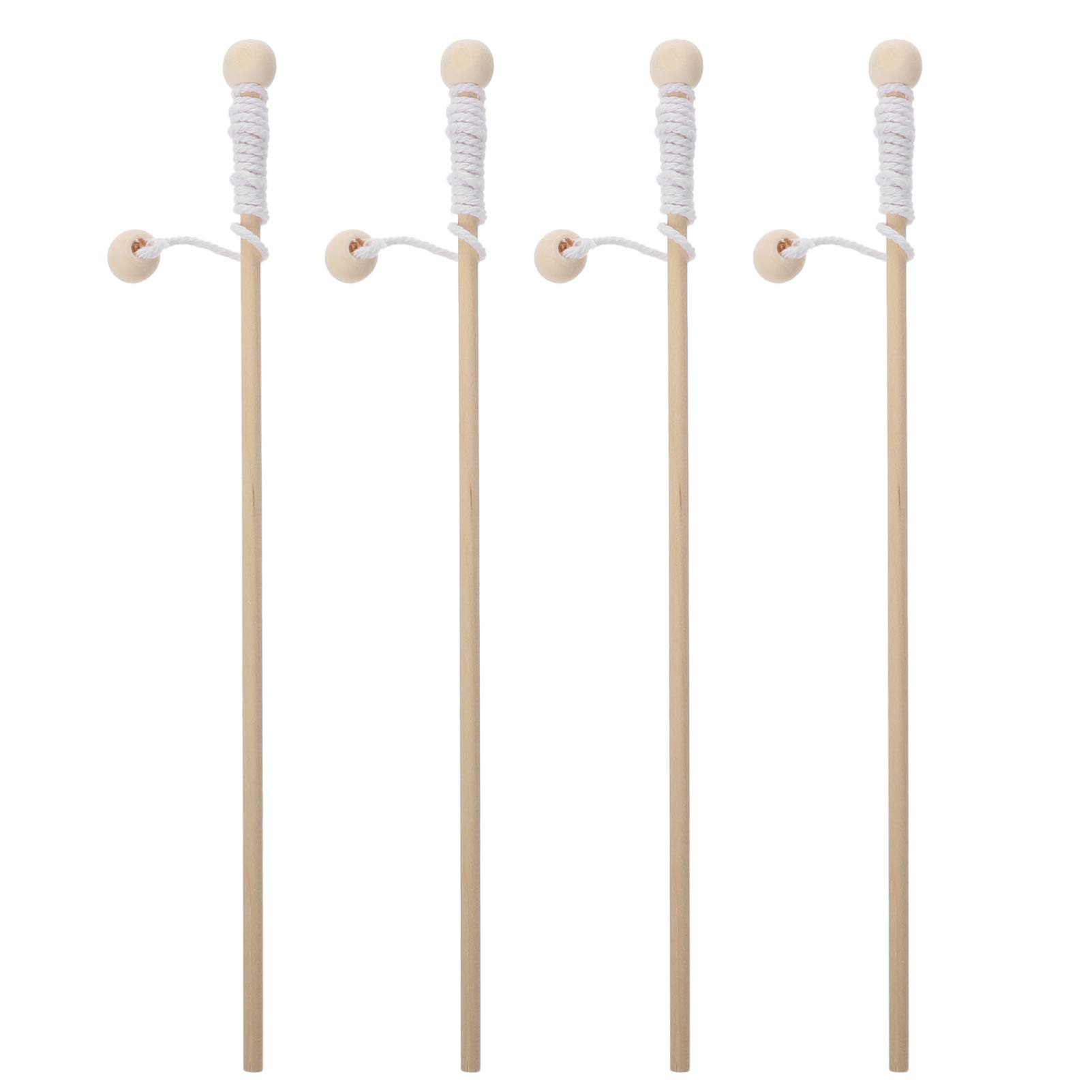 NUOBESTY Wooden Magnetic Fishing Poles Magnet Fishing Rods for ...