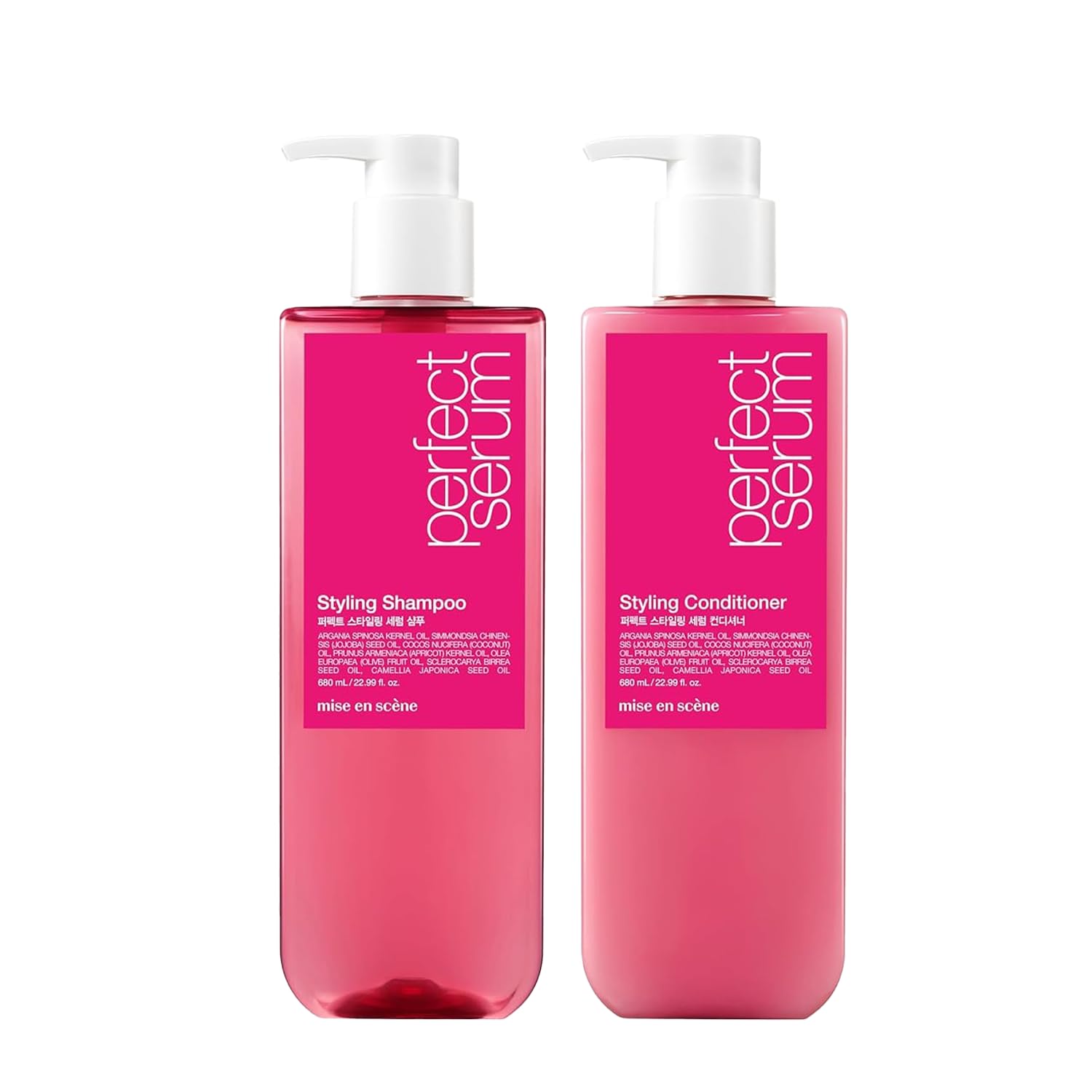 Amazon.com : Mise En Scene Perfect Styling Serum Shampoo and ...