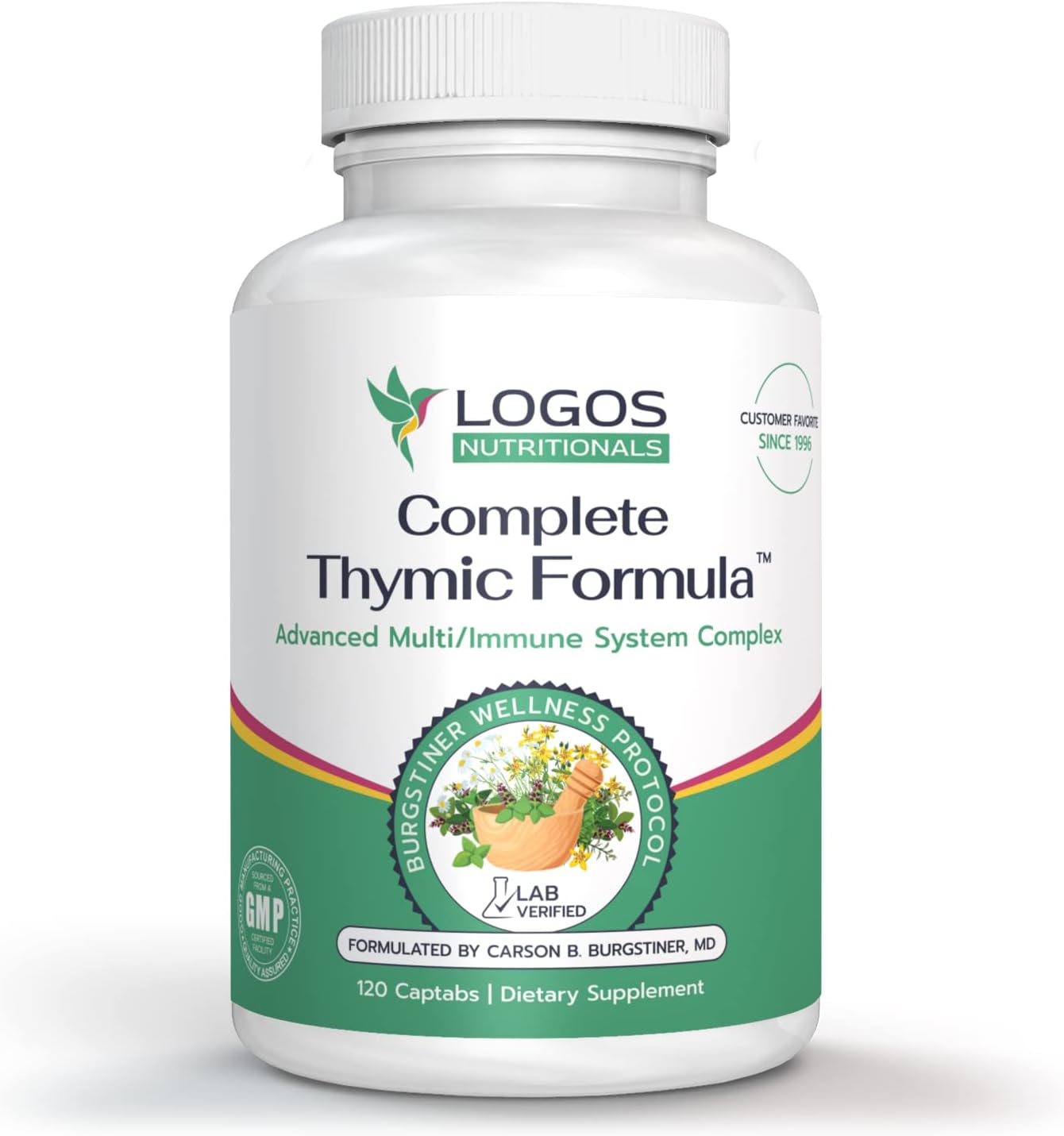 Amazon.com: Logos Nutritionals Complete Thymic Formula™, Comprehensive ...