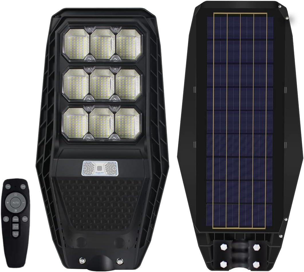 Epyz Plastic 120 Watt Solar Street Lights Outdoor With Remote, 512 Led ...