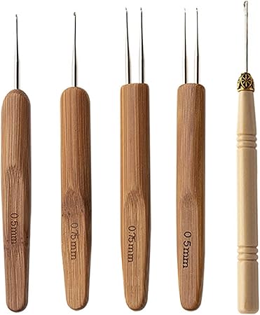 Amazon.com: Dreadlock Crochet Needle - 5 Piece Set of Loc Crochet ...