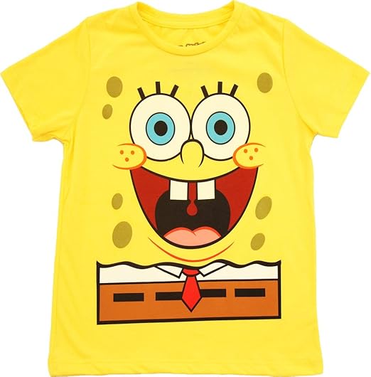 SpongeBob SquarePants I Am SpongeBob Happy Face Glow In The Dark Yellow T Shirt Tee Boy s 12 spongebob-squarepants-i-am-spongebob-happy-face-glow-in-the-dark-yellow-t-shirt-tee-boy-s-12