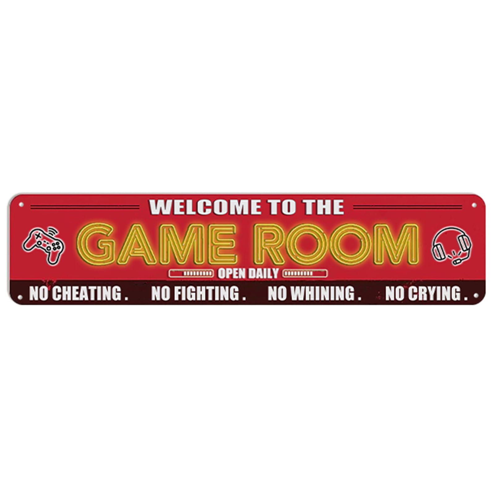 Amazon.com: Funny Game Room Sign Game Room Decor Welcome To The Game ...