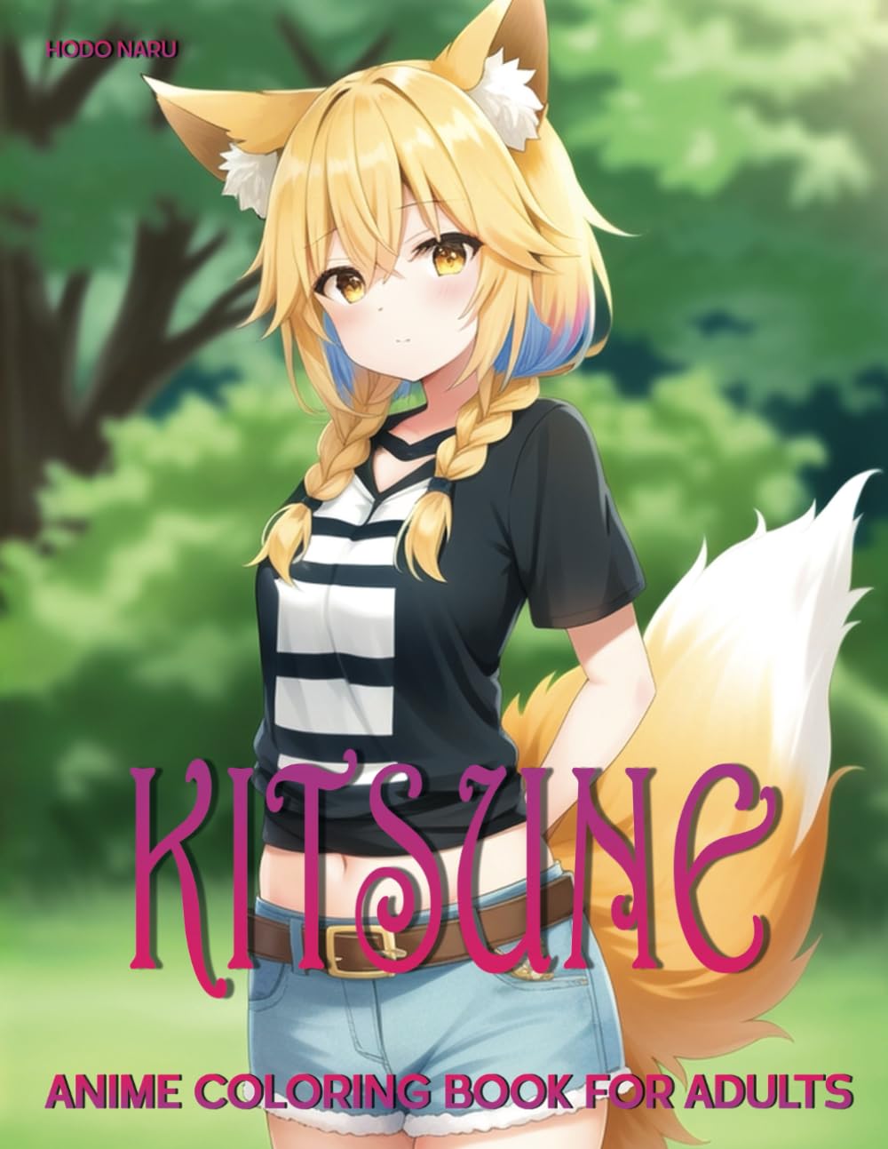 Amazon.com: Kitsune: Anime Coloring Book for Adults (Anime Girl ...