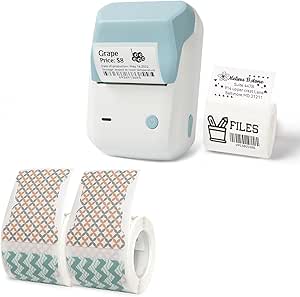 Amazon.com : LMASBLTER Blue B1 Label Maker 2 Inch Bluetooth Thermal ...