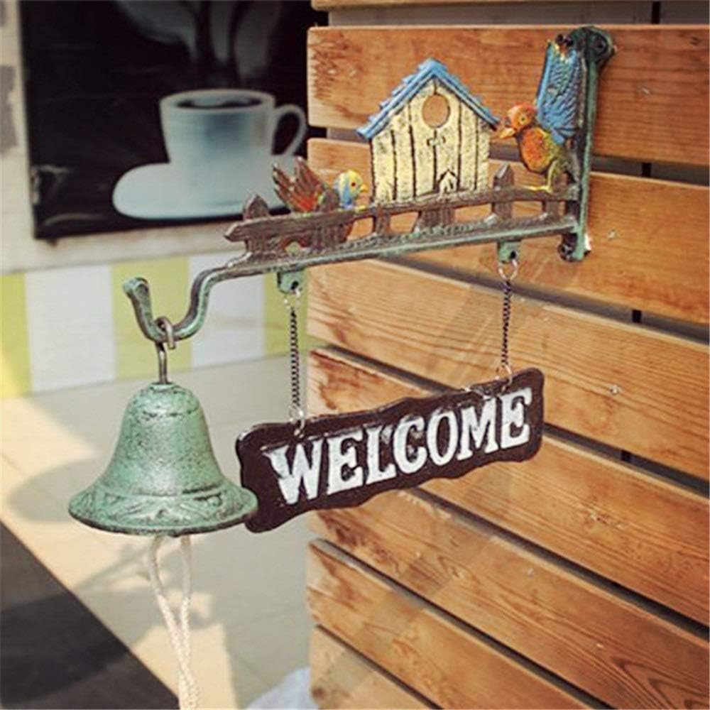 Amazon.com: Sviper-home Cast Iron Hanging Wall Bell Vintage Rustic Cast ...