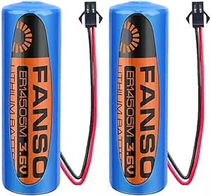 Amazon.com: QINQL 2 Pack ER14505M 3.6V Lithium Battery 2200mAh ER14505 AA 3.6V Lithium Battery ...