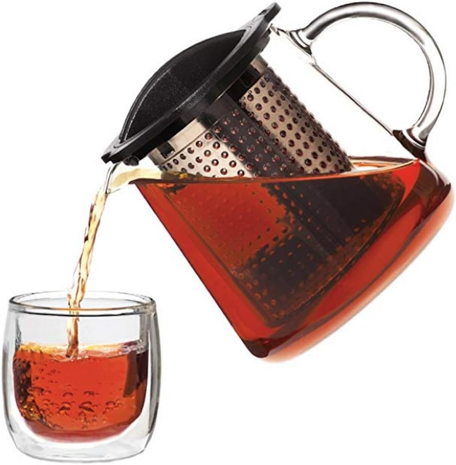 Amazon.com | RSVP Finum Tea Control Teapot, 14-Ounce: Teapots