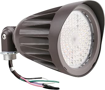 25W LED Bullet Spotlight Flood Light, 3CCT Selectable LED Landscape ...