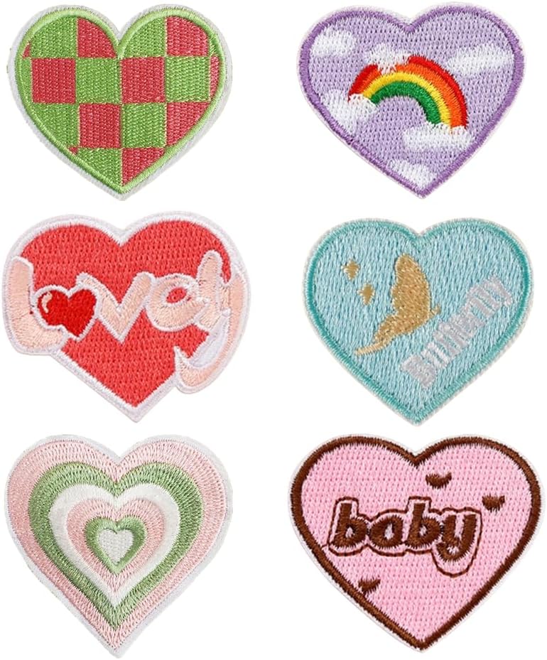 Amazon.com: 6 Pcs Cat Iron on Patches Dog Sew on Applique Repair Patch ...