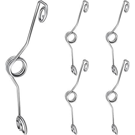 Amazon.com: 5 Pieces Hinge Pin Door Stop Butterfly Spring Door Stop to ...