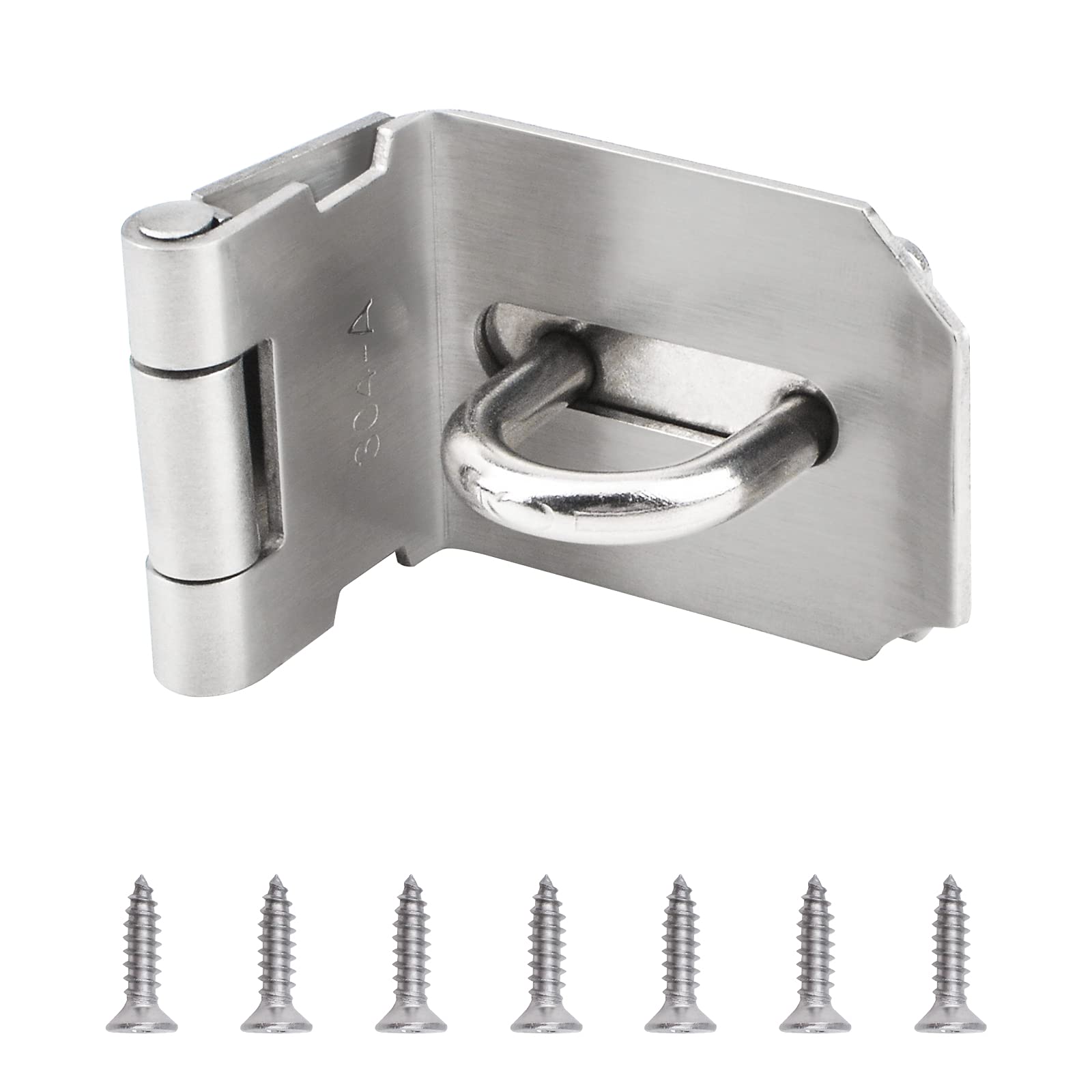 Buy INCREWAY Heavy Padlock Hasp Duty, Stainless Steel 90 Degree Right ...