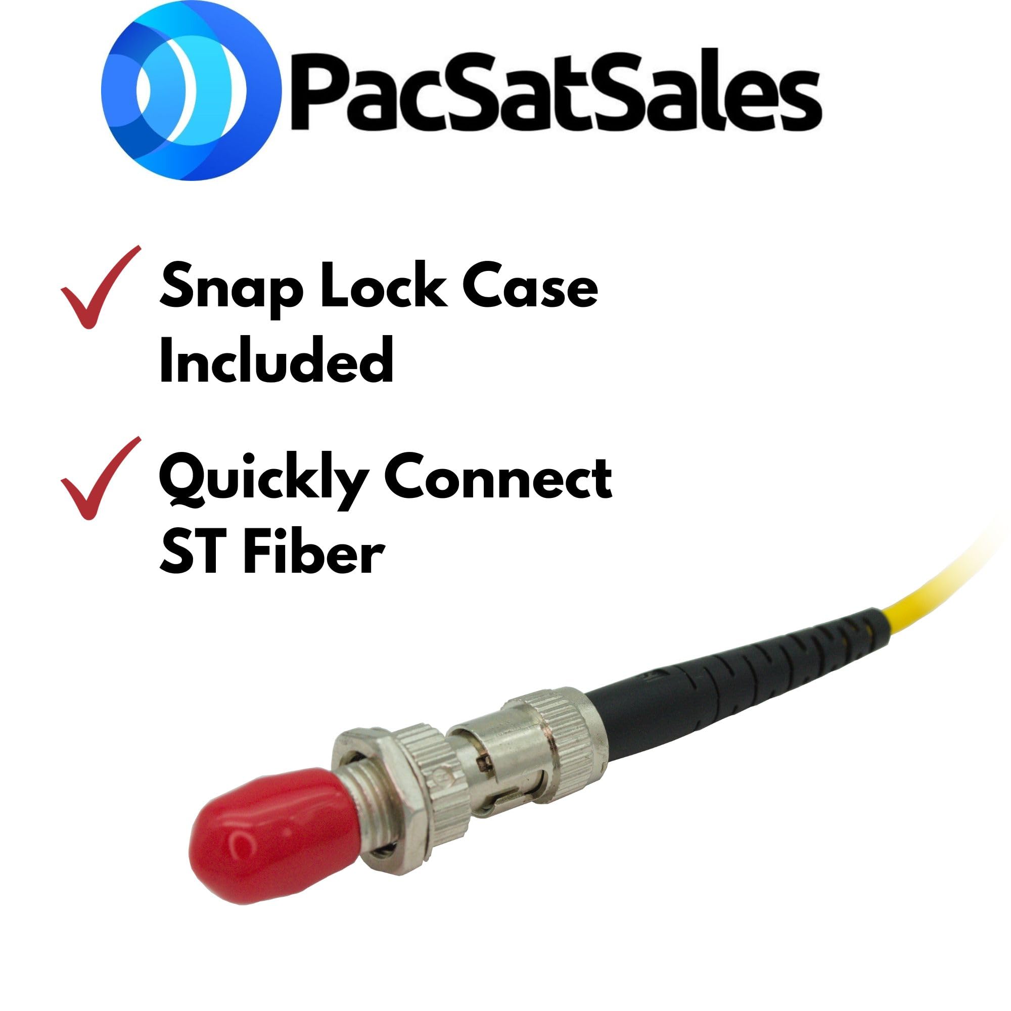 Snapklik.com : PacSatSales ST Coupler - 5 Pack - ST Fiber Optic Coupler ...