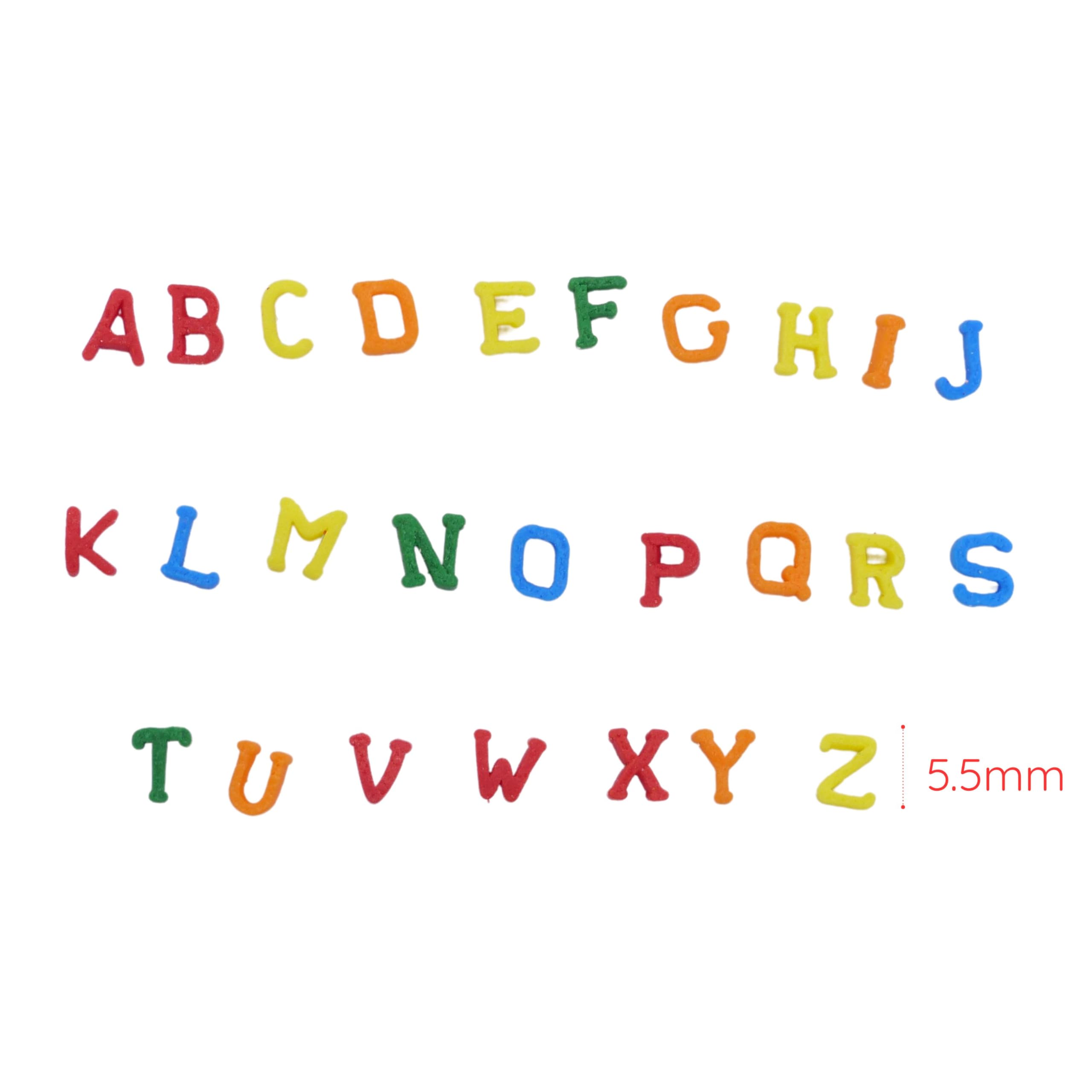 Snapklik.com : Bakerpan Quins Alphabet Sprinkles For Cake Decorating ...