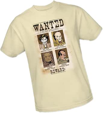 Amazon.com: DC Comics Wanted Poster Youth T-Shirt : Clothing, Shoes ...