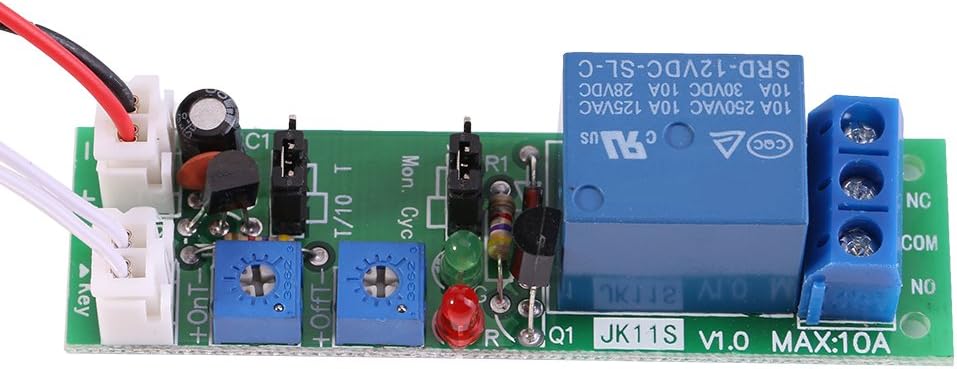 Amazon.com: DC 12V Timer Module,Adjustable Timer Delay Turn Off Module ...