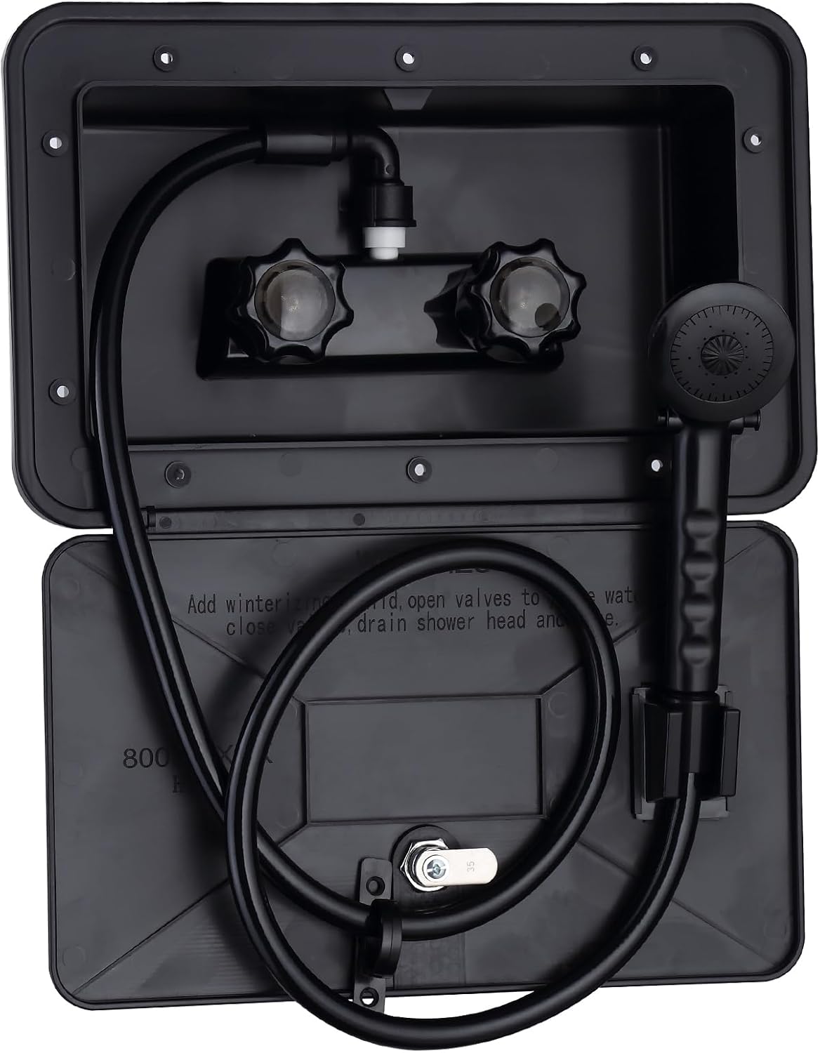 Amazon.com: RV Exterior Shower Box Outdoor Camper Trailer Shower Kit ...