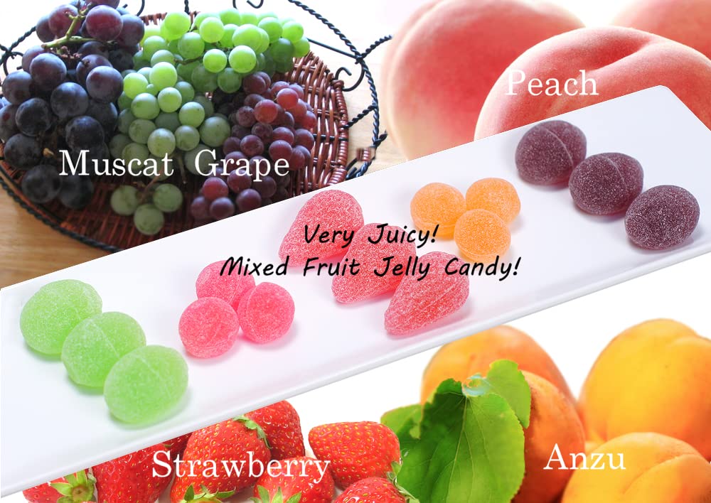Mayca Moon Caramelo de gelatina japonesa con sabor a fruta mixta ...
