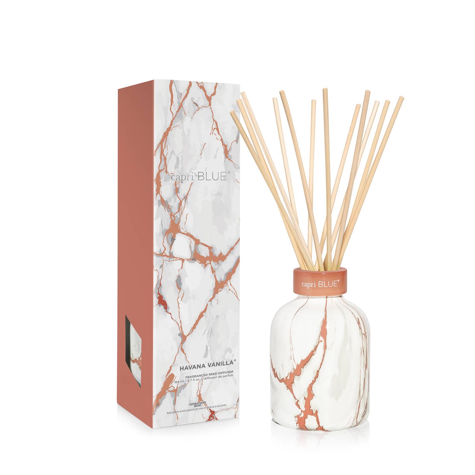 Amazon.com: Capri Blue Reed Diffuser Set - Includes Modern Marble Oil ...