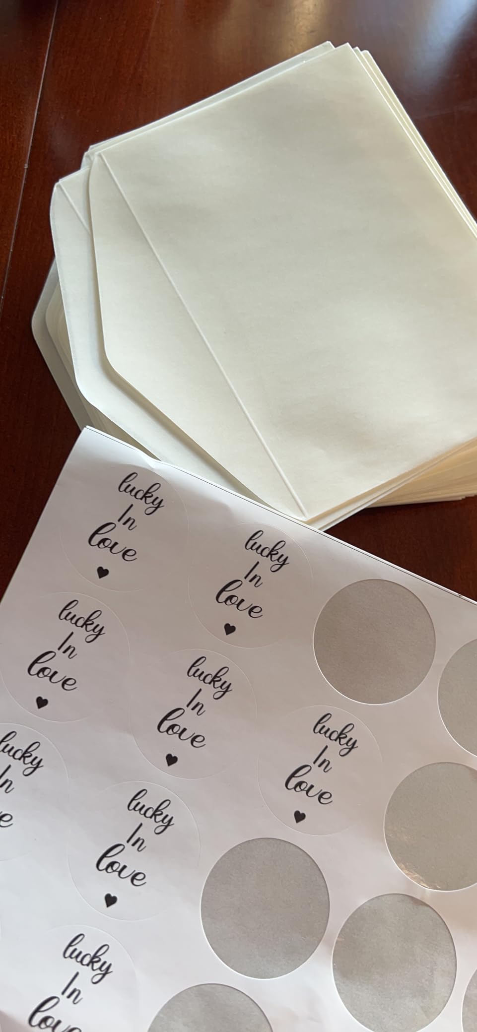 Amazon.com : 150 Pcs Glassine Envelopes Clear Envelopes and 150 Pcs ...