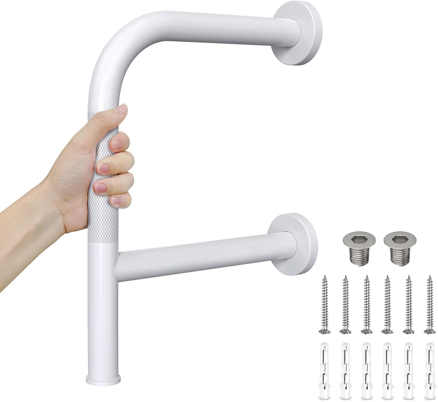 Amazon.com: Bathtub Safety Rail with Double Grip, Munzong 16 Inch F ...
