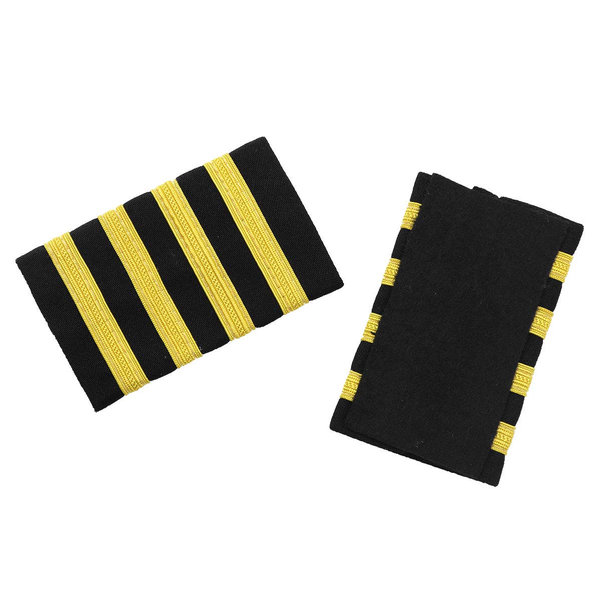 Buy YiZYiF 1 Pair Pilot Epaulet Shoulder Boards Traditional ...