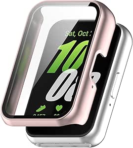 Amazon.com: FanTEK Compatible for Samsung Galaxy Fit 3 Watch Case for ...